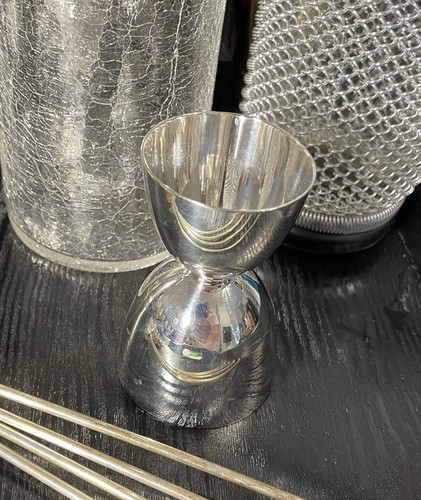 SUPERB ROARING 20'S ART DECO ENGLISH SILVER STYLE FANCY BAR BELL FORM ...