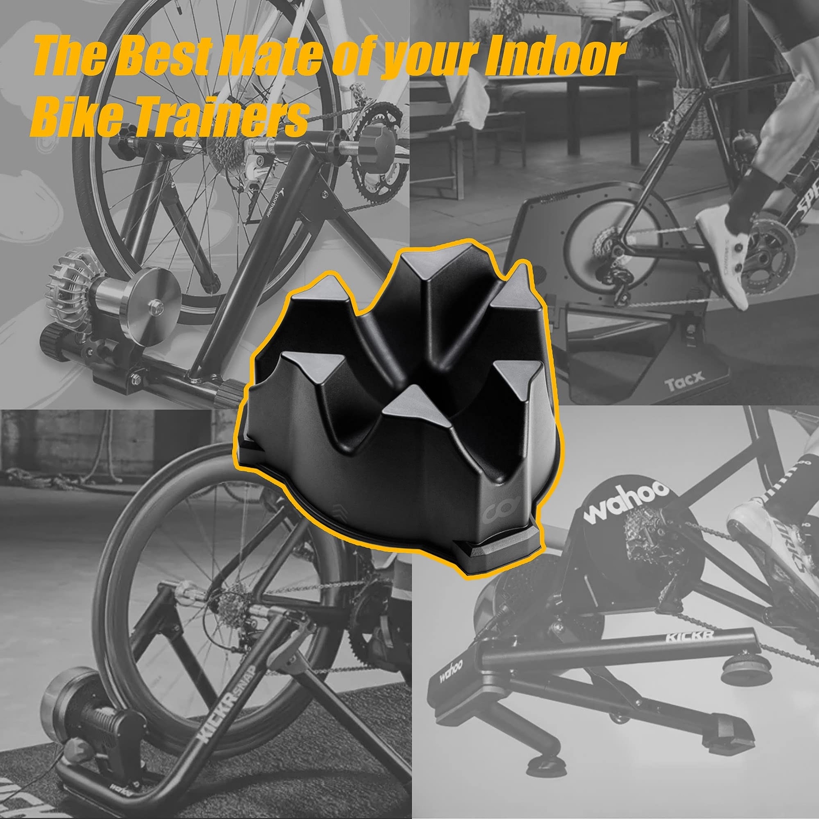 CyclingDeal Indoor Trainer Bike Front Wheel Riser Block - 3 Different ...