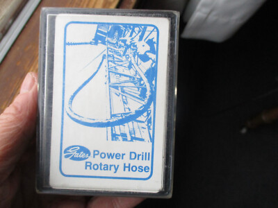 Vintage playing cards - Gates Power Drill Rotary Hose Advertising | eBay