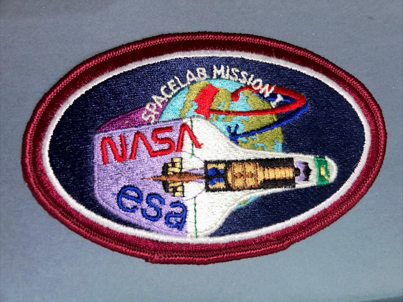 NASA / ESA STS-9 SPACELAB MISSION 1 OVAL PATCH | eBay