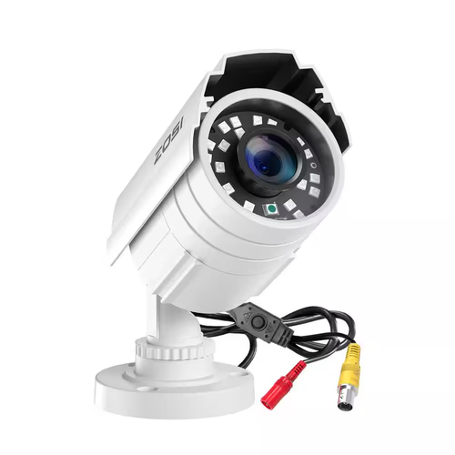 Wired 1080P White Outdoor Bullet Home Security Camera Compatible for ...