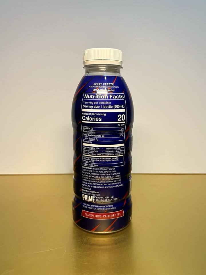 🔴 New Limited Edition PRIME UFC BERRY FREEZE USA Hydration Energy 16 ...