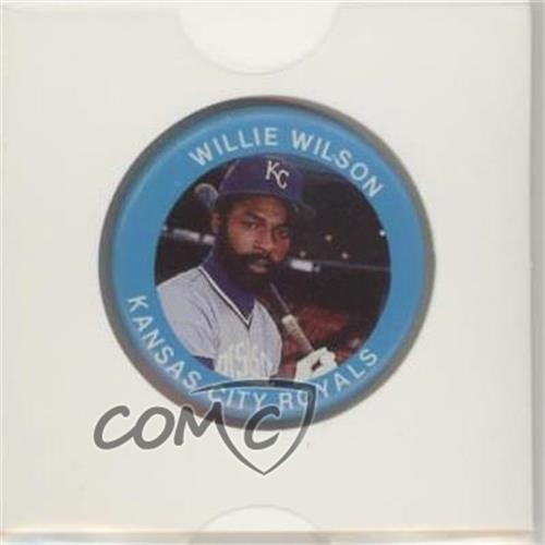 1984 Fun Foods Buttons Willie Wilson #82 | eBay