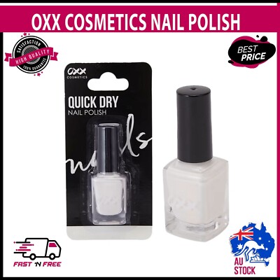 OXX White Nail Polish 12ml Quick Dry Nail Makeup Manicure Cosmetics ...