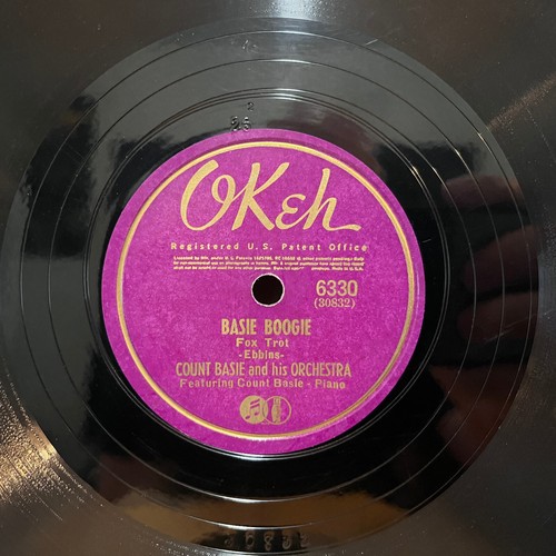COUNT BASIE - Basie Boogie / Let Me See - 10" Shellac 78RPM Record - E ...