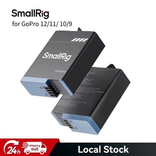 SmallRig Camera Battery (2Pcs) for GoPro 12/11/10/9,1720mAh ...