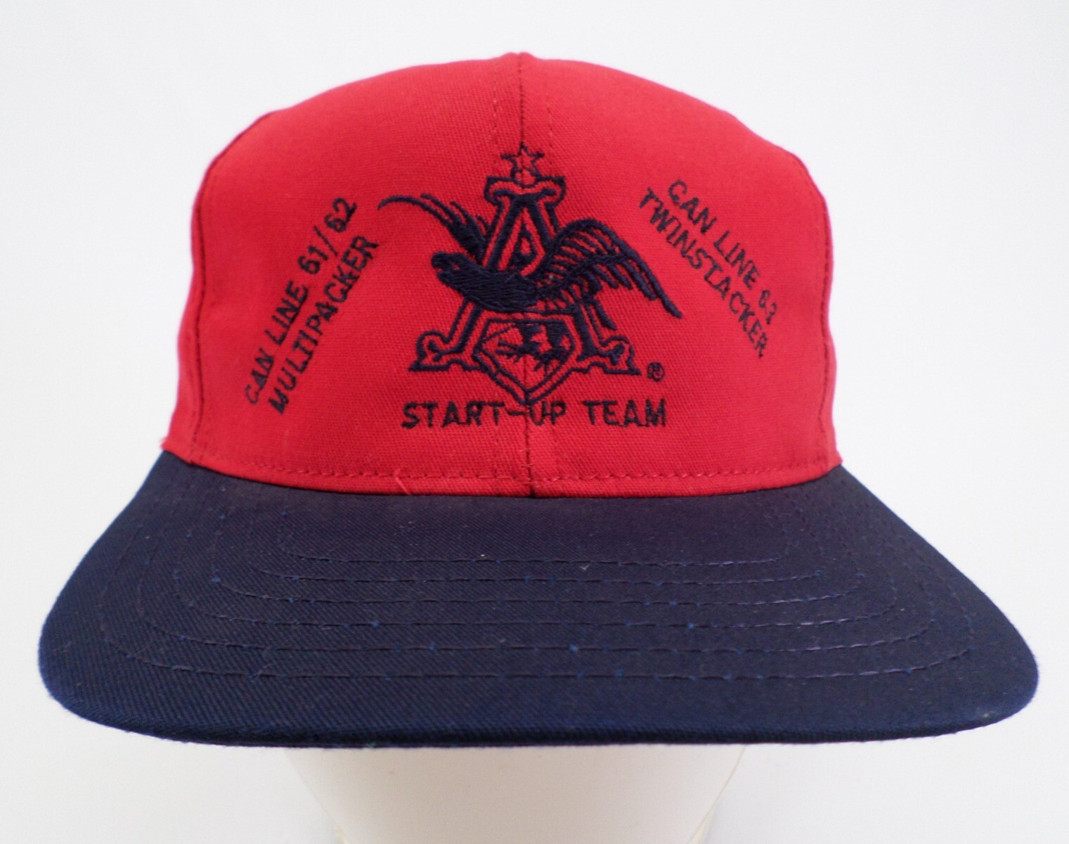 Anheuser Busch Hat Cap Can Line Multipacker Twinstack… - Gem