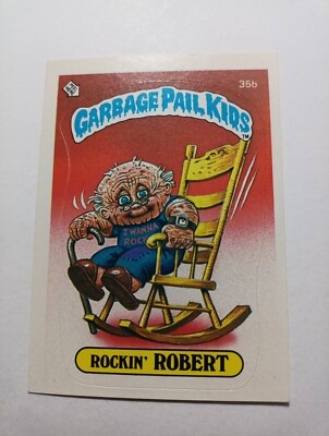 1985 Topps Garbage Pail Kids GPK Original Series 1 OS1 #35b Rockin ...