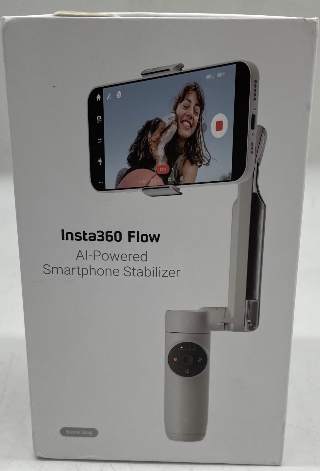 Insta360 - Flow Standard 3-axis Gimbal Stabilizer for Smartphones white ...