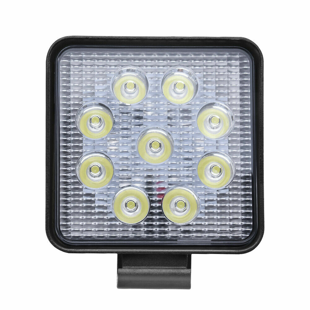 2PC 3x3 27W Square LED Work Light Fog Truck Off Road Tractor Flood ...