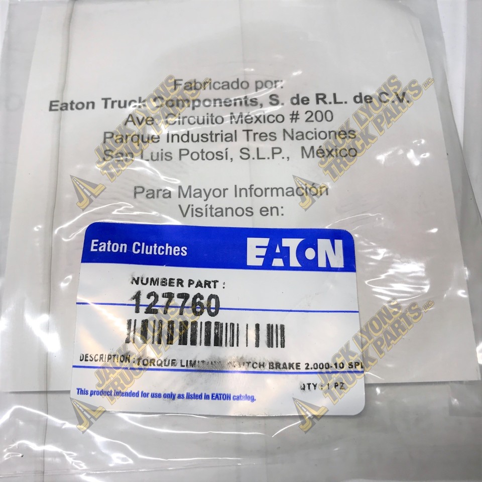 127760 New Eaton Clutch 2" Single Piece Clutch Brake - OEM | eBay