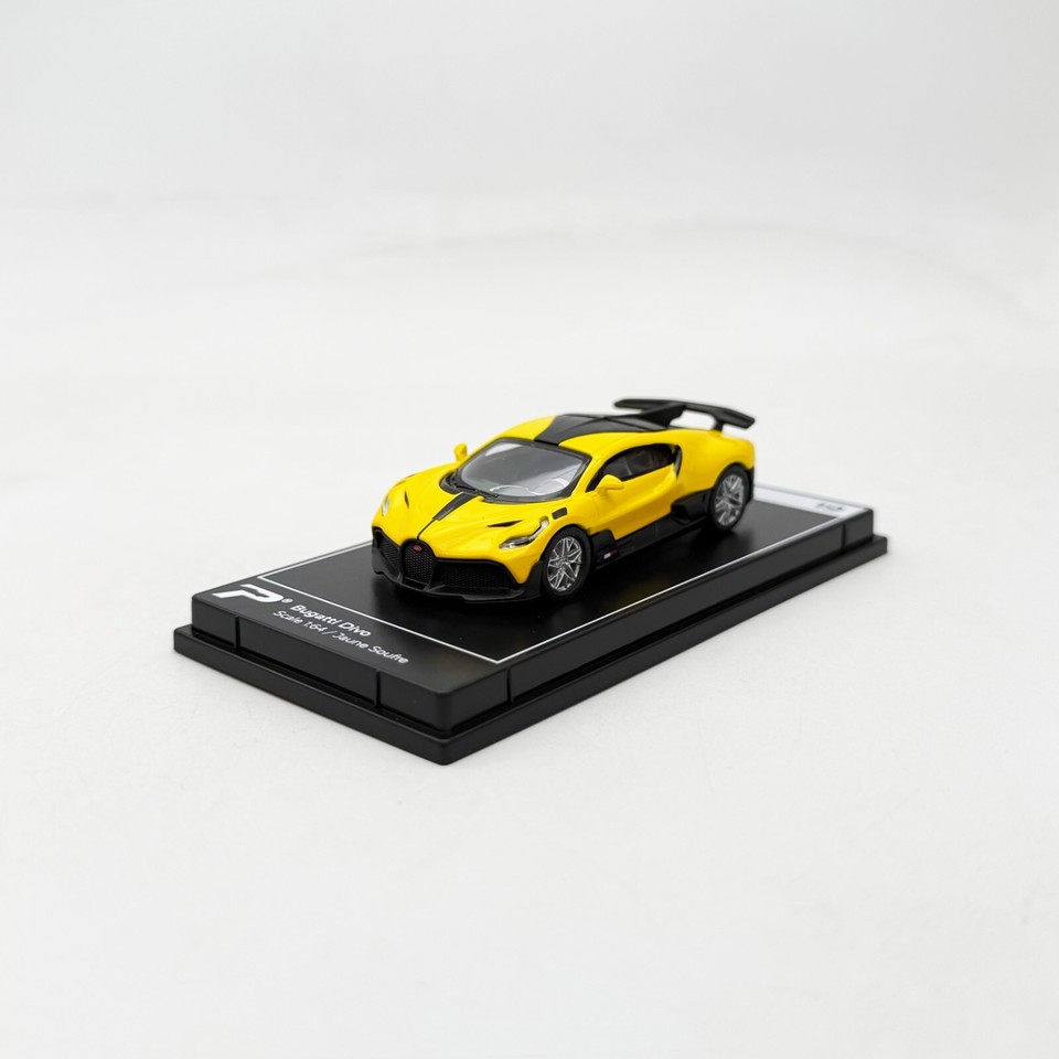 PosterCars 1:64 Bugatti Divo (Yellow) Hypercar League Collection #19 | eBay