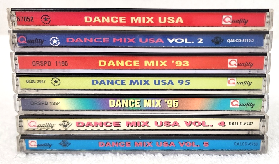 Dance Mix Original & USA Various Artists CD Lot '90s Popular Music As ...