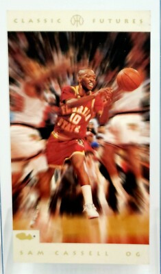 📈 SAM CASSELL ROOKIE 📈 1993-94 CLASSIC FUTURES RC #37 ROCKETS FLORIDA ...