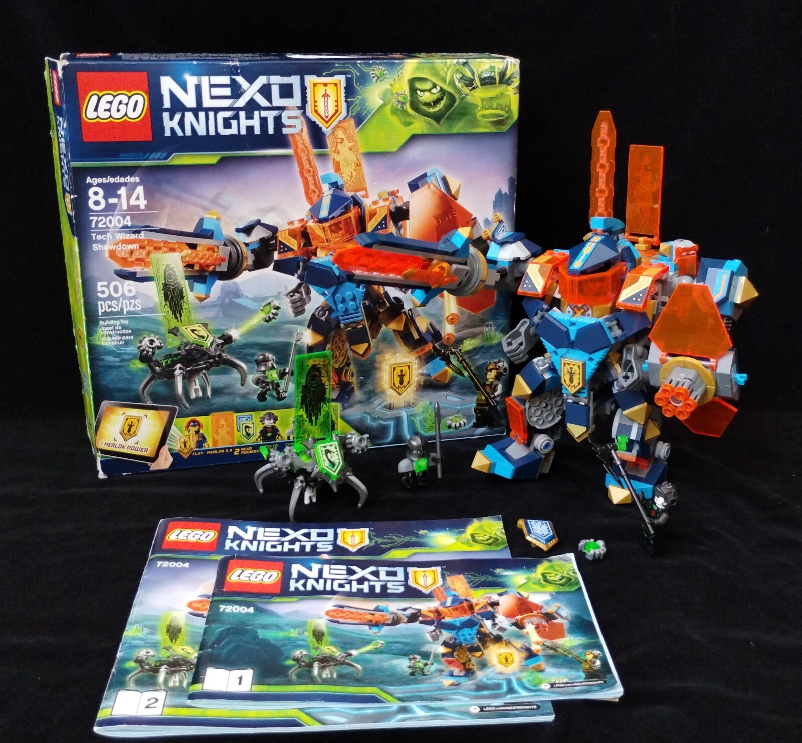 LEGO Nexo Knights 72004 Tech Wizard Showdown 100% w/Box+Manual 2 Broken ...