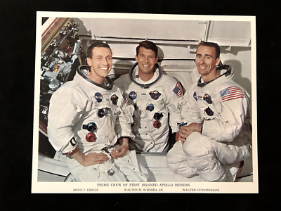 Nasa Apollo 7 Crew PRELAUNCH APOLLO 7. NASA Public Domain Image