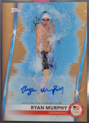 2021 Topps USA Olympic Team #15 RYAN MURPHY Autograph Gold 08/20 | eBay