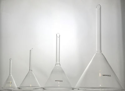 Laboratory Glass Filter Funnels, Soda Lime Glass, Clear, 4 Sizes | eBay