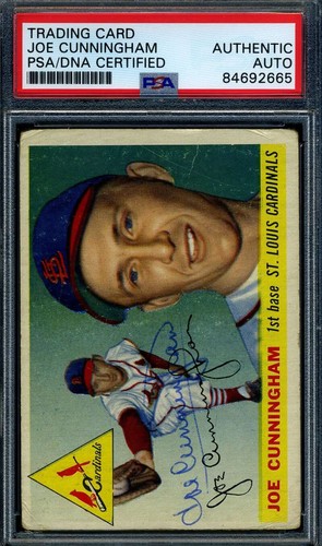 Joe Cunningham PSA DNA Signed 1955 Topps Autograph | eBay
