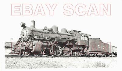 8G221 RP 1938 AT&SF SANTA FE RAILROAD 4-4-2 LOCO #542 FT MADISON IOWA ...