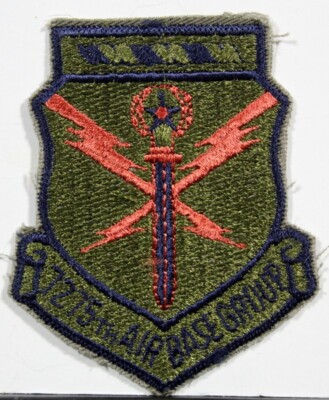 US Air Force 7275th Air Base Group Subdued Emblem Crest Insignia Badge ...