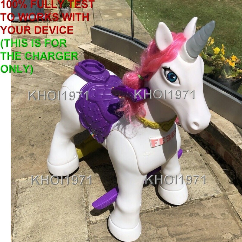 WALL charger AC adapter FOR FEBER My Lovely Unicorn Play ride on 12V ...