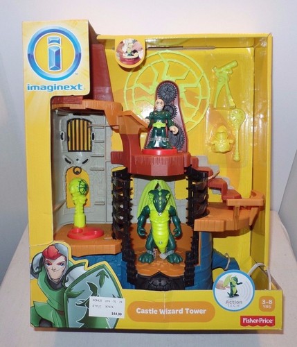 2013 Imaginext Castle Wizard Tower Action Tech Play Set NIB Fisher ...