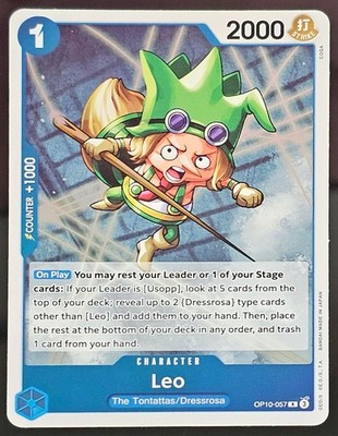 Leo OP10-057 | Rare Foil | Royal Blood (OP10) | EN One Piece TCG | eBay