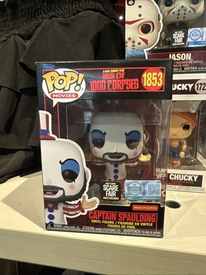 Funko Pop Movies: CAPTAIN SPAULDING #1853 Hot Topic Scare Fair L.E ...