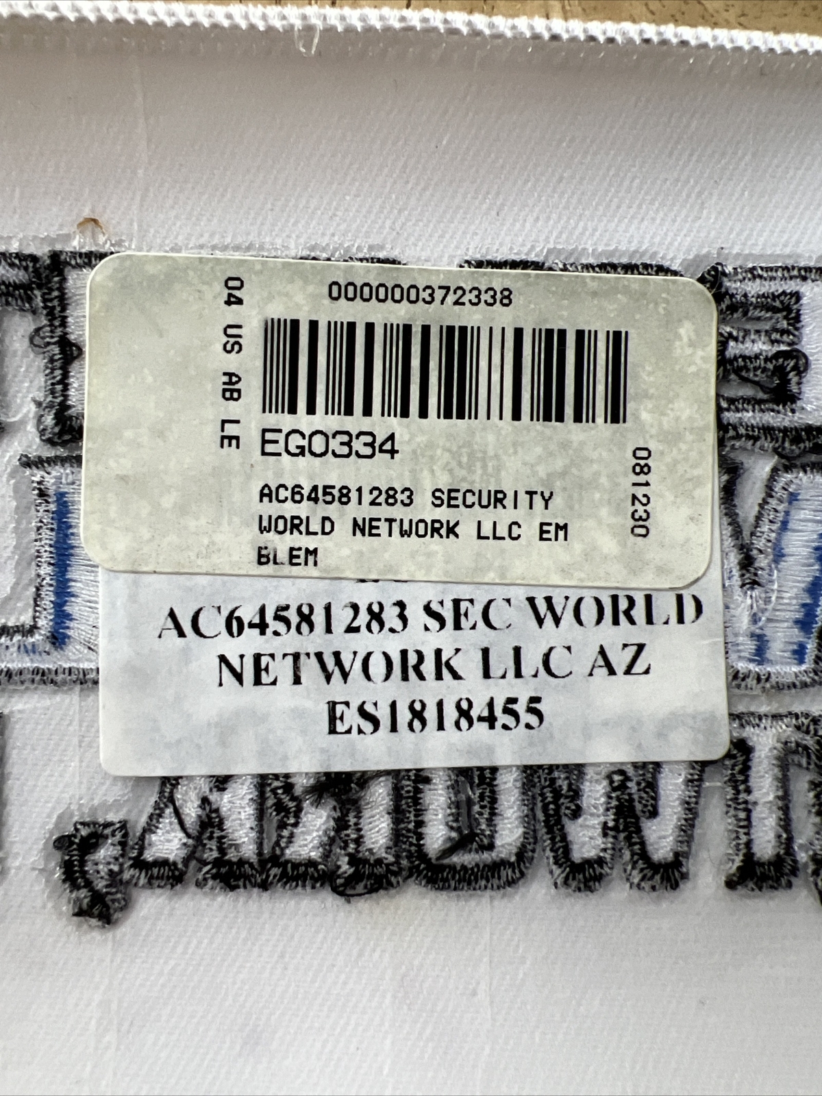 Security World Network LLC patch Lot Of 3 | eBay