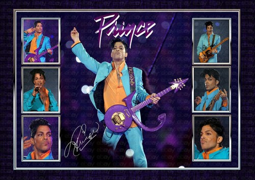 PRINCE SIGNED ORIGINAL A4 PHOTO PRINT MEMORABILIA | eBay