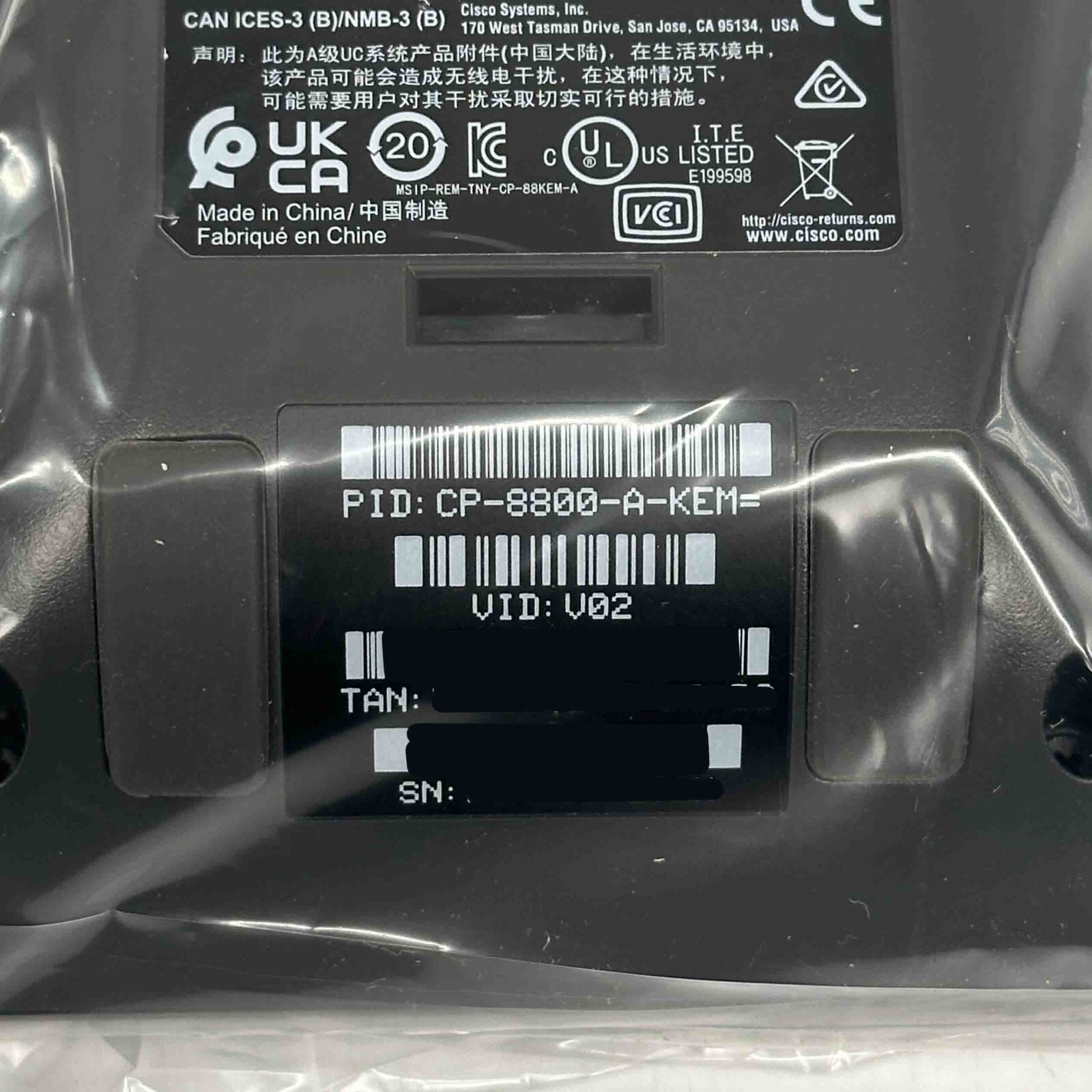 Cisco 8851/8861 Key Expansion Module CP-8800-A-KEM | eBay