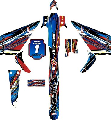 Oset 20 & Oset 20 Lite graphic kit 2015 on models FREE PERSONALISATION ...