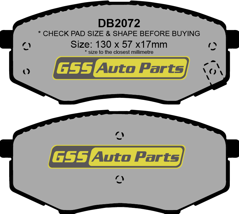Ultima Front Brake Disc Rotors (pair) & Brake Pads AAP2464-DB2072 ...