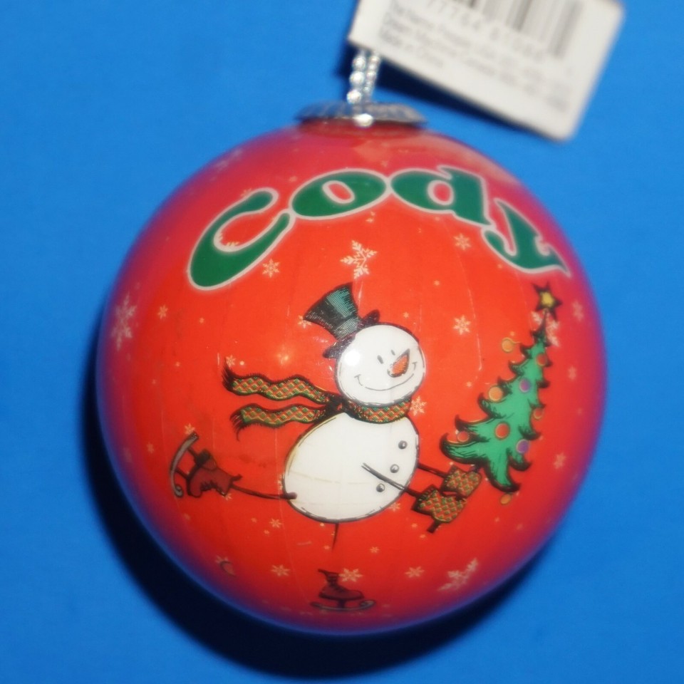 Christmas Ornament Ball Personalized The Name People Many Colors Pick ...