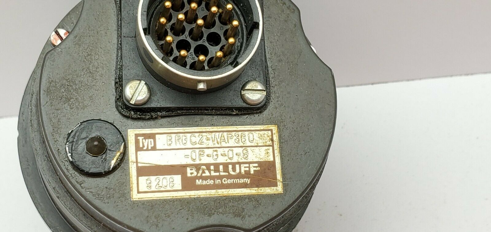Balluff BRGC2-WAP360-OP-G-0-S 16 PIN Absolute Encoder Shaft 10MM ...