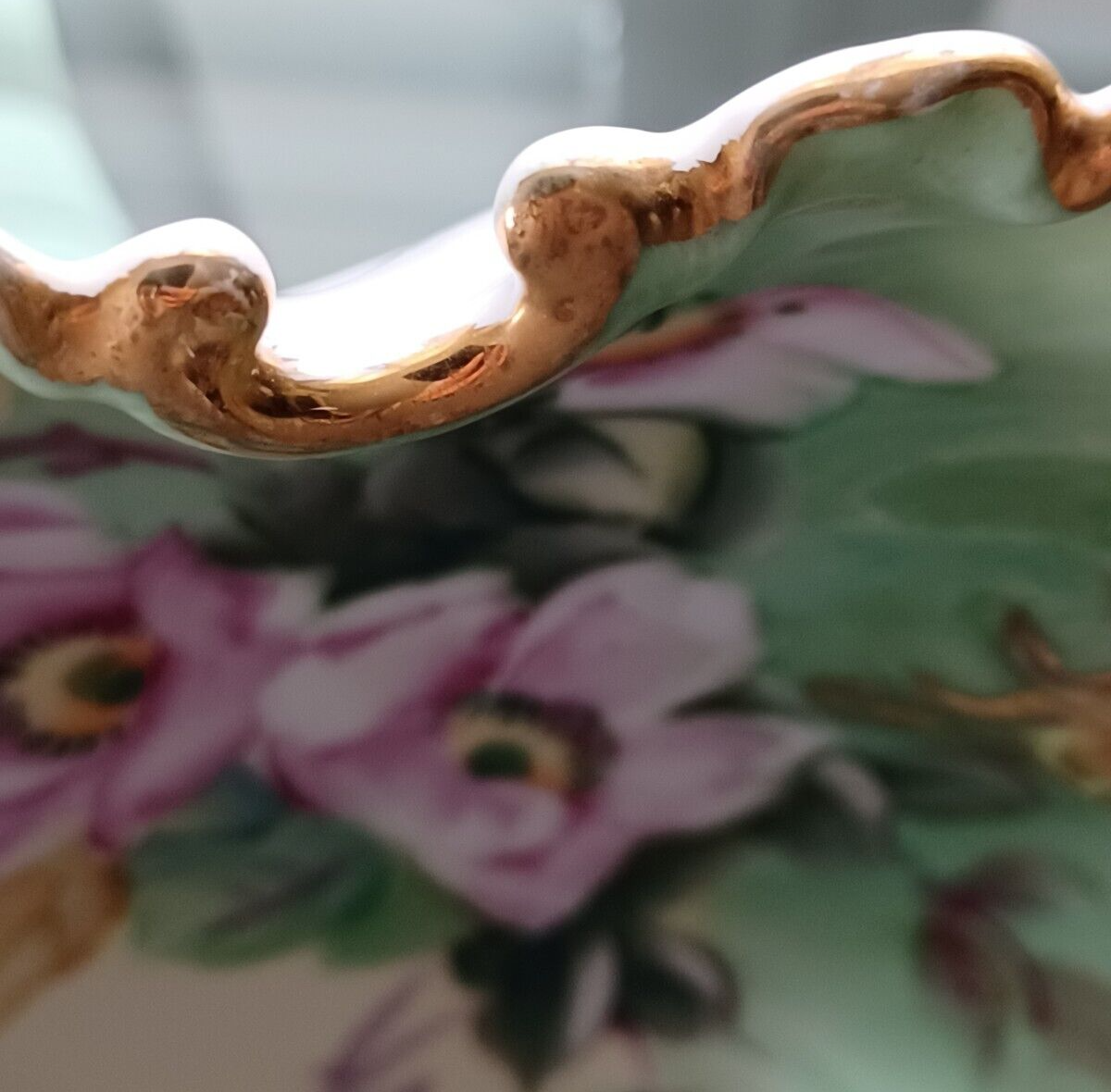 Hand Painted Porcelain Candy Nut Relish Dish 8" Vintage | eBay