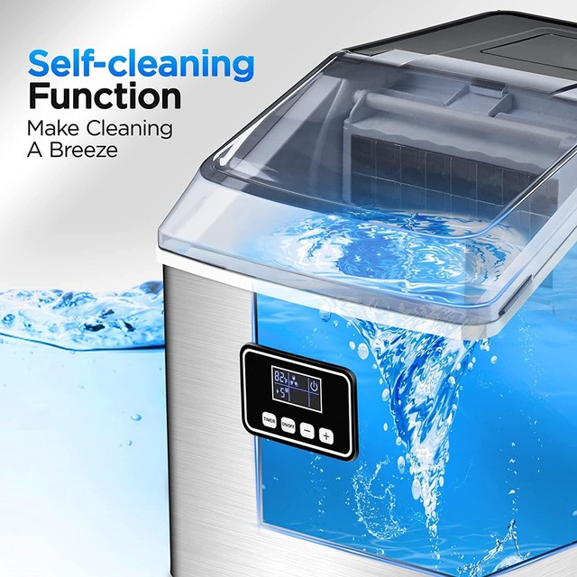 ‎FREE VILLAGE ‎HZB-18F/SL Ice Maker Machine - Silver for sale online | eBay