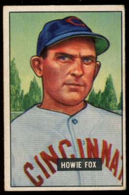 1951 Bowman #180 Howie Fox EX Reds 72831 | eBay
