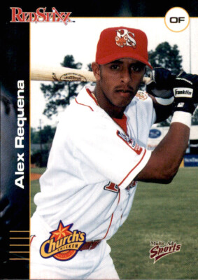 2001 Columbus Redstixx Multi-Ad #20 Alex Requena Caracas Venezuela VZ ...