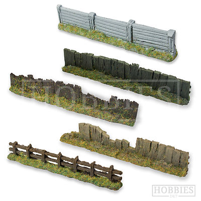 Javis Fencing Concrete Wood Wire Fence Scenery Wargame 00 Gauge Model Railway | eBay UK