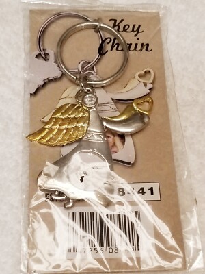 Angel key chain with small photo area 81824 | eBay