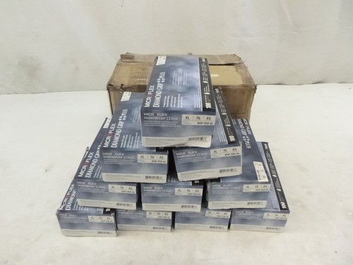 10 Pack Microflex Diamond Grip Plus Powder Free Latex Gloves XL DGP-350 ...