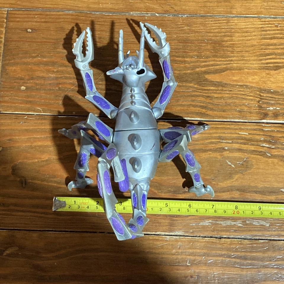 1995 Mighty Morphin Power Rangers 8" Evil Space Alien Scorpitan broken ...