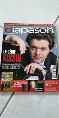 revue-DIAPASON MAGAZINE-Le genie Kissin-n°561-09/2008-frais port ...