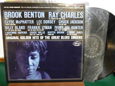 BROOK BENTON RAY CHARLES GREAT BLUES SINGERS COMP ORIGINAL ISSUE VG++ ...