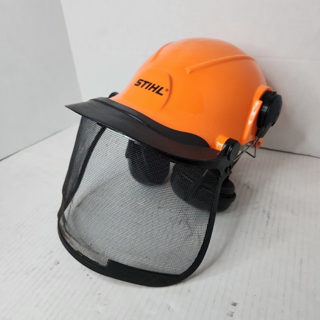 STIHL Forestry Hard Hat Face Shield Ear Protection 6035-1 TYPE 1 CLASS ...