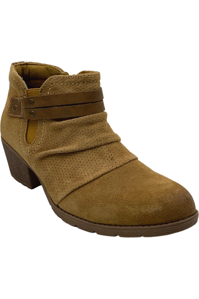 Earth Origins Suede Ankle Boots Bone Brown | eBay