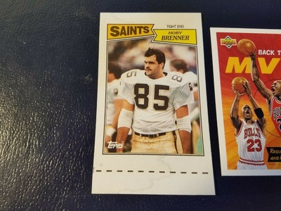 Hoby Brenner New Orleans Saints #275 NFL 1987 Topps PROOF RARE ODDBALL ...