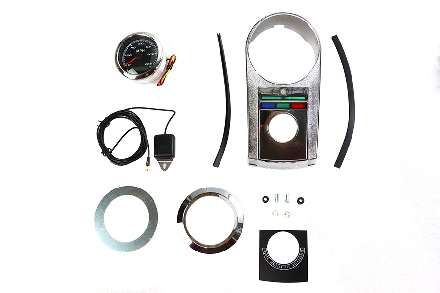 85mm GPS Speedometer Kit Chrome fits Harley Davidson | eBay